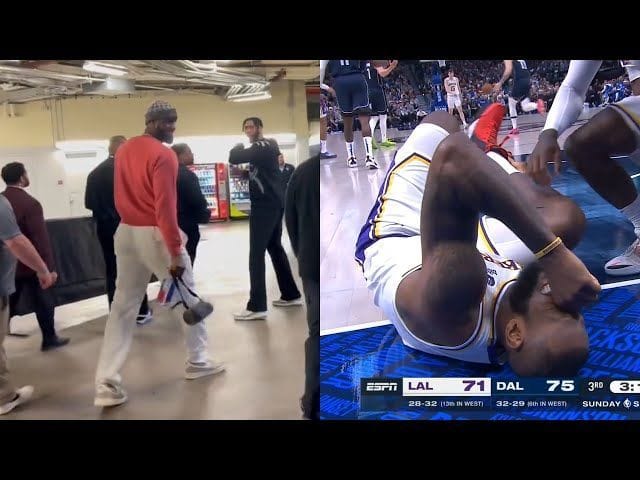 What is LeBron James' injury status? Viral video shows Lakers star ...