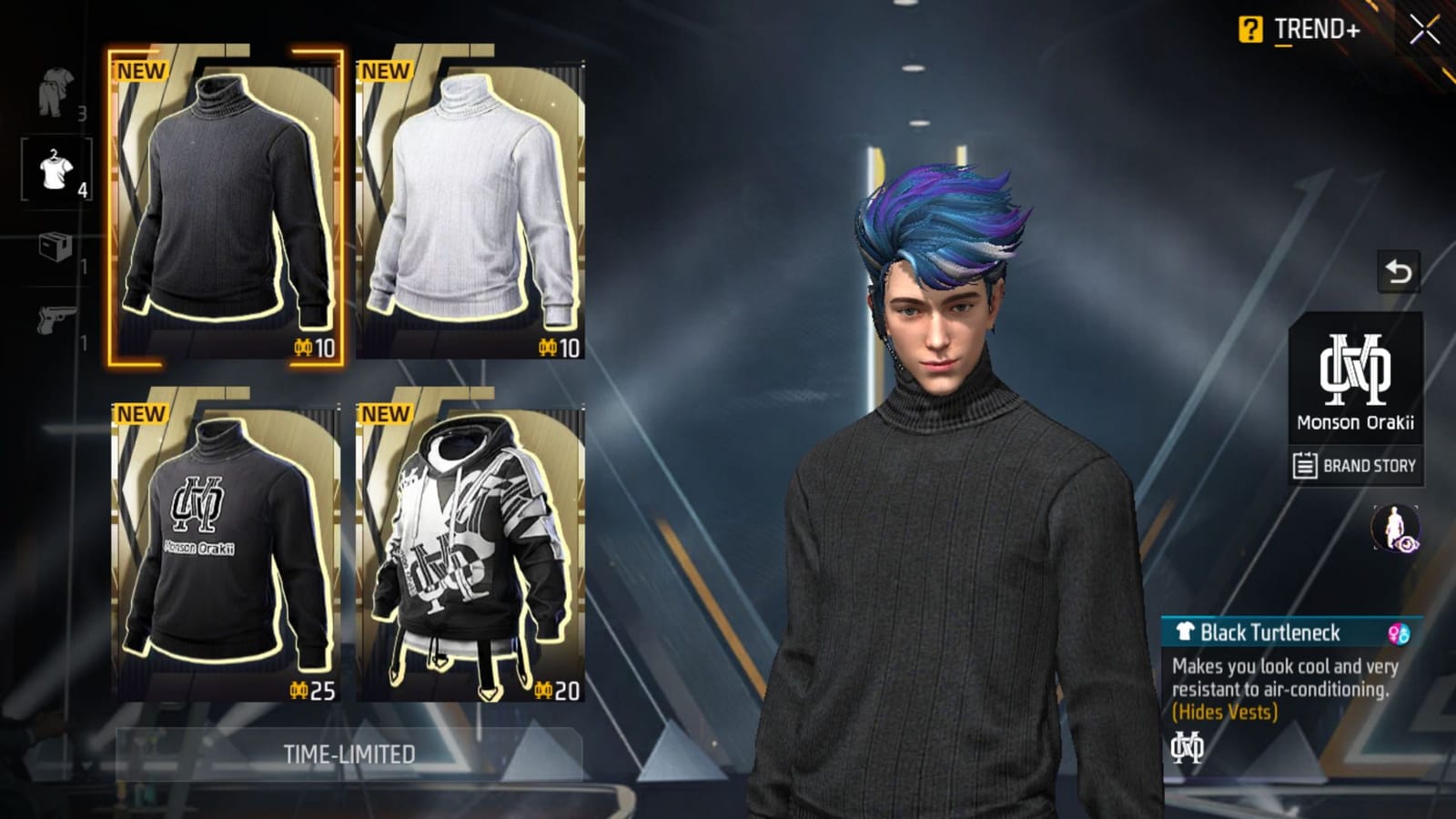 Free Fire Monson Orakii Token Wheel leaked