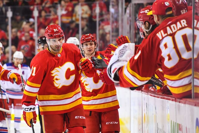 WATCH: Calgary Flames score twice in 8 seconds in OT win against the ...