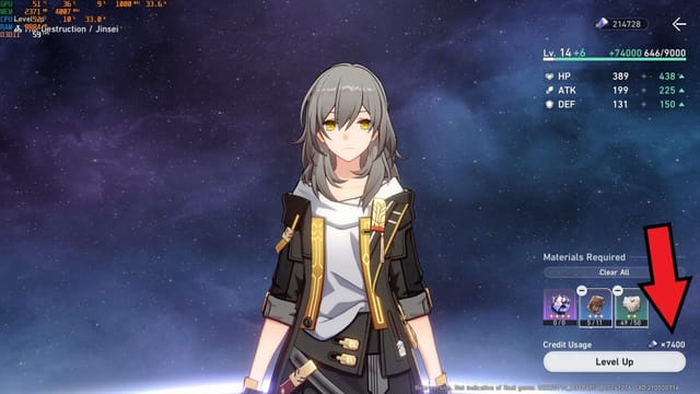 How to use credits in Honkai Star Rail