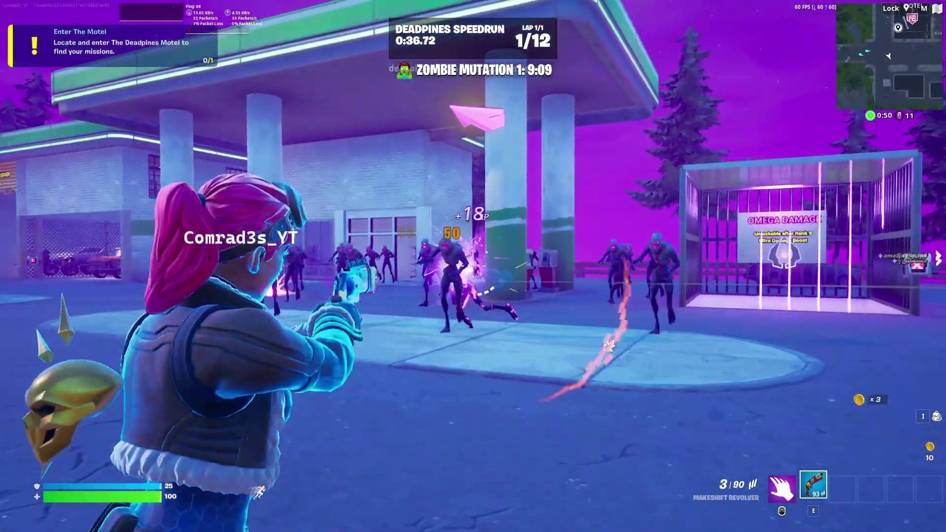 Fortnite: How to destroy Zombies in Deadpines: Zombie survival?