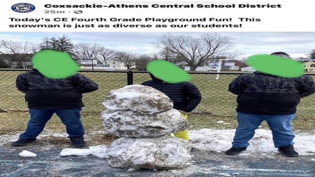 “Glitch in the simulation again”: Racist dirty snowman controversy ...