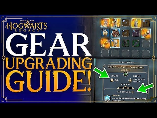 How to upgrade your Gear and equip Traits in Hogwarts Legacy