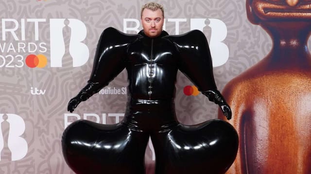 “Made me laugh so hard”: Sam Smith BRIT Awards outfit sparks memefest ...