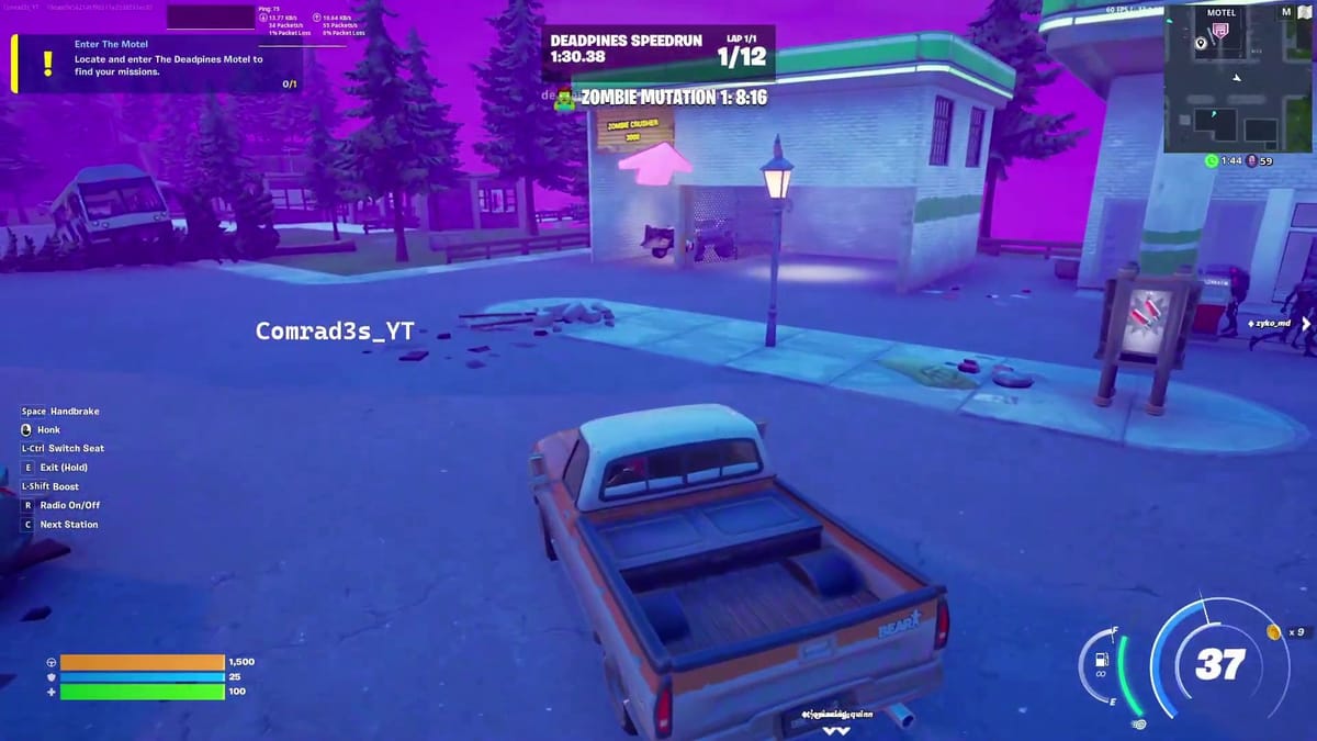 Fortnite: How to destroy Zombies in Deadpines: Zombie survival?