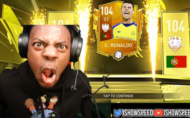 "Let's go bruh!" - IShowSpeed goes berserk after packing a 104-rated ...