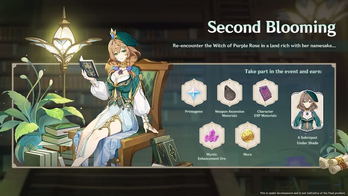 How to unlock free Lisa skin in Genshin Impact Second Blooming event