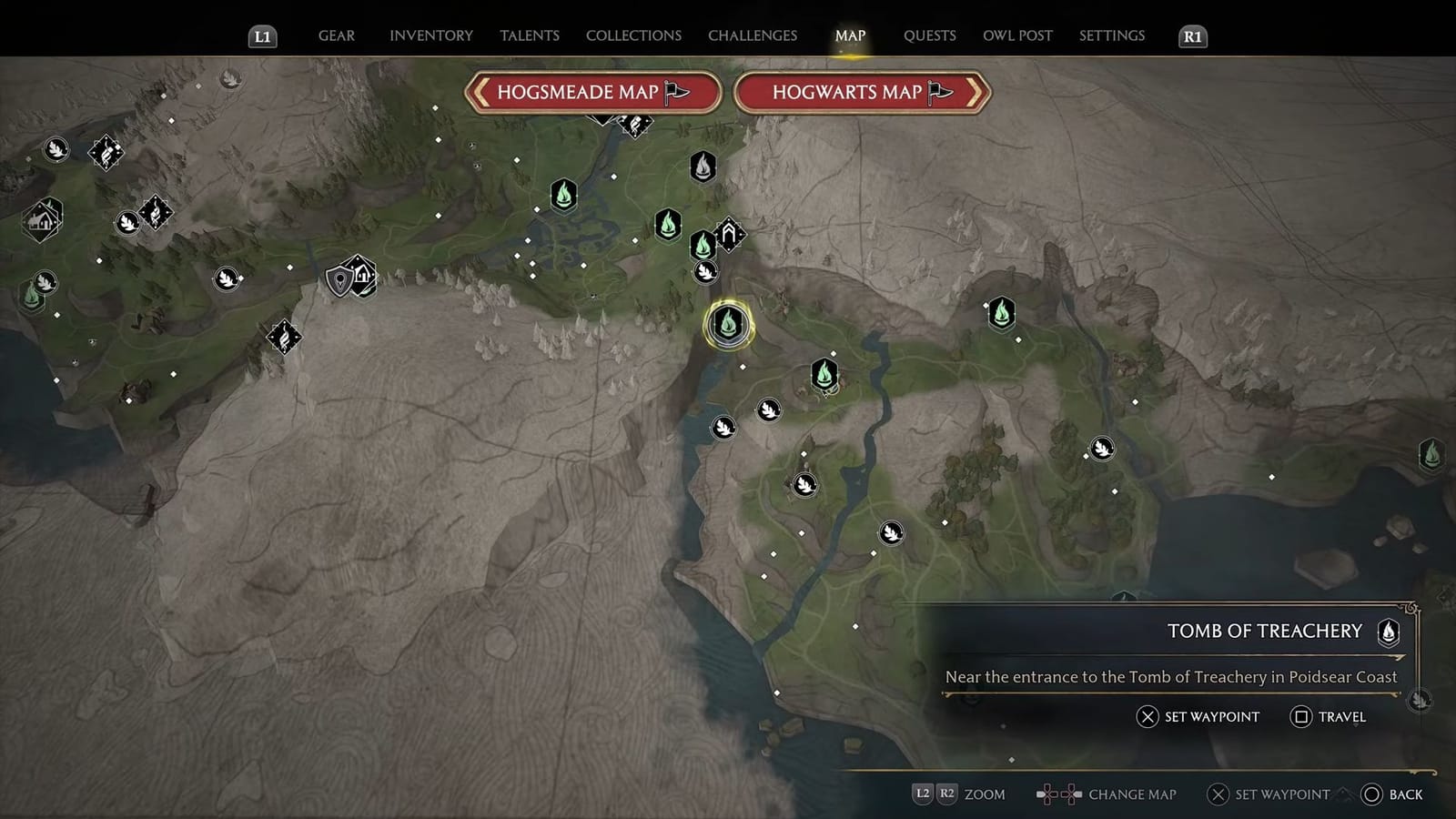 Hogwarts Legacy walkthrough: How to complete Cursed Tomb Treasure side ...