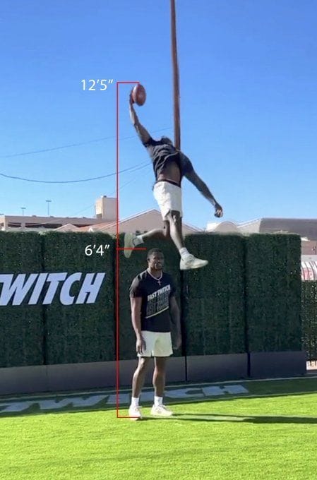 Is the DK Metcalf jump video real? NFL fans claim viral footage was ...
