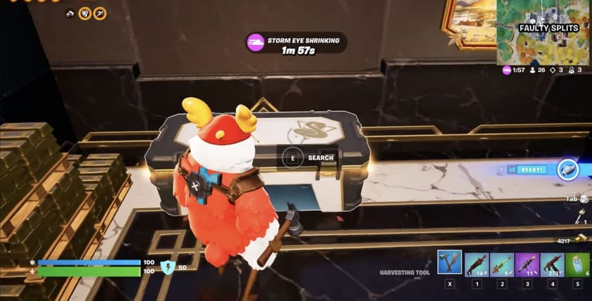 Fortnite: How to collect Heisted Exotic weapons in Chapter 4