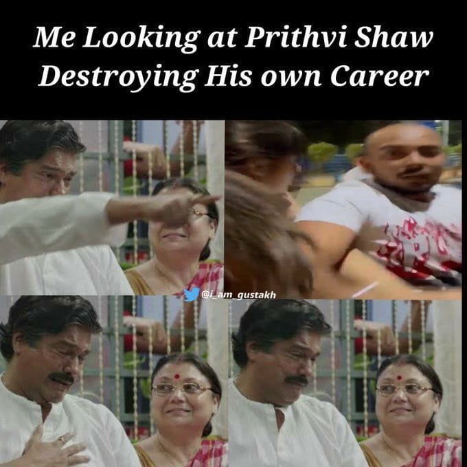 Top 10 Prithvi Shaw memes after a few fans reportedly attacked his ...