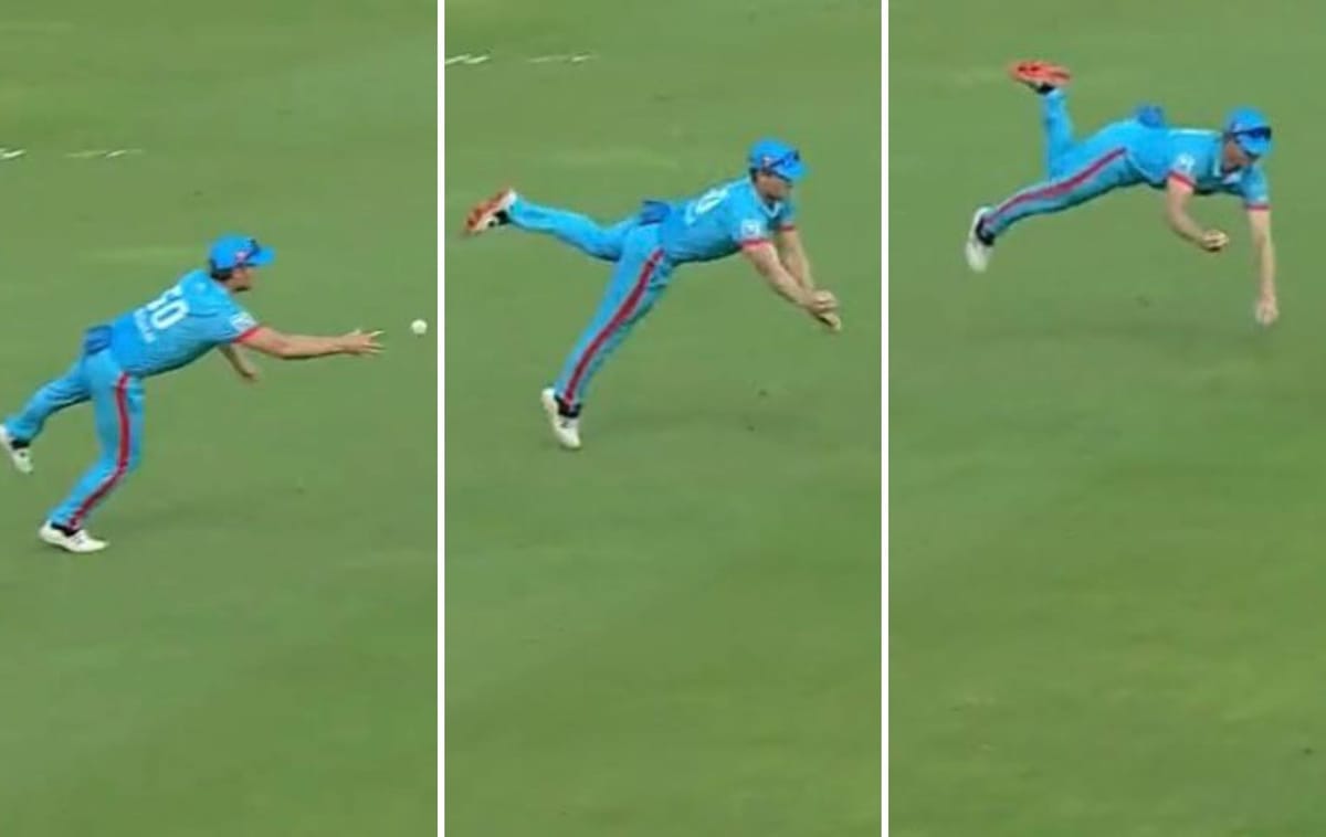[Watch] Jimmy Neesham takes a fantastic one-handed diving catch during Pretoria Capitals clash ...