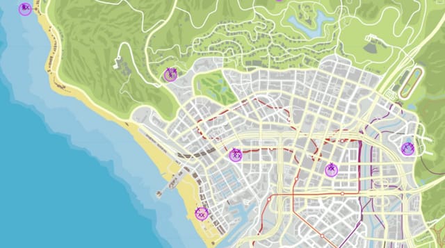 GTA Online G's Cache locations today