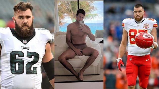 "He learned a few things from Gisele" - Travis & Jason Kelce react to Tom Brady's 'thirst trap'