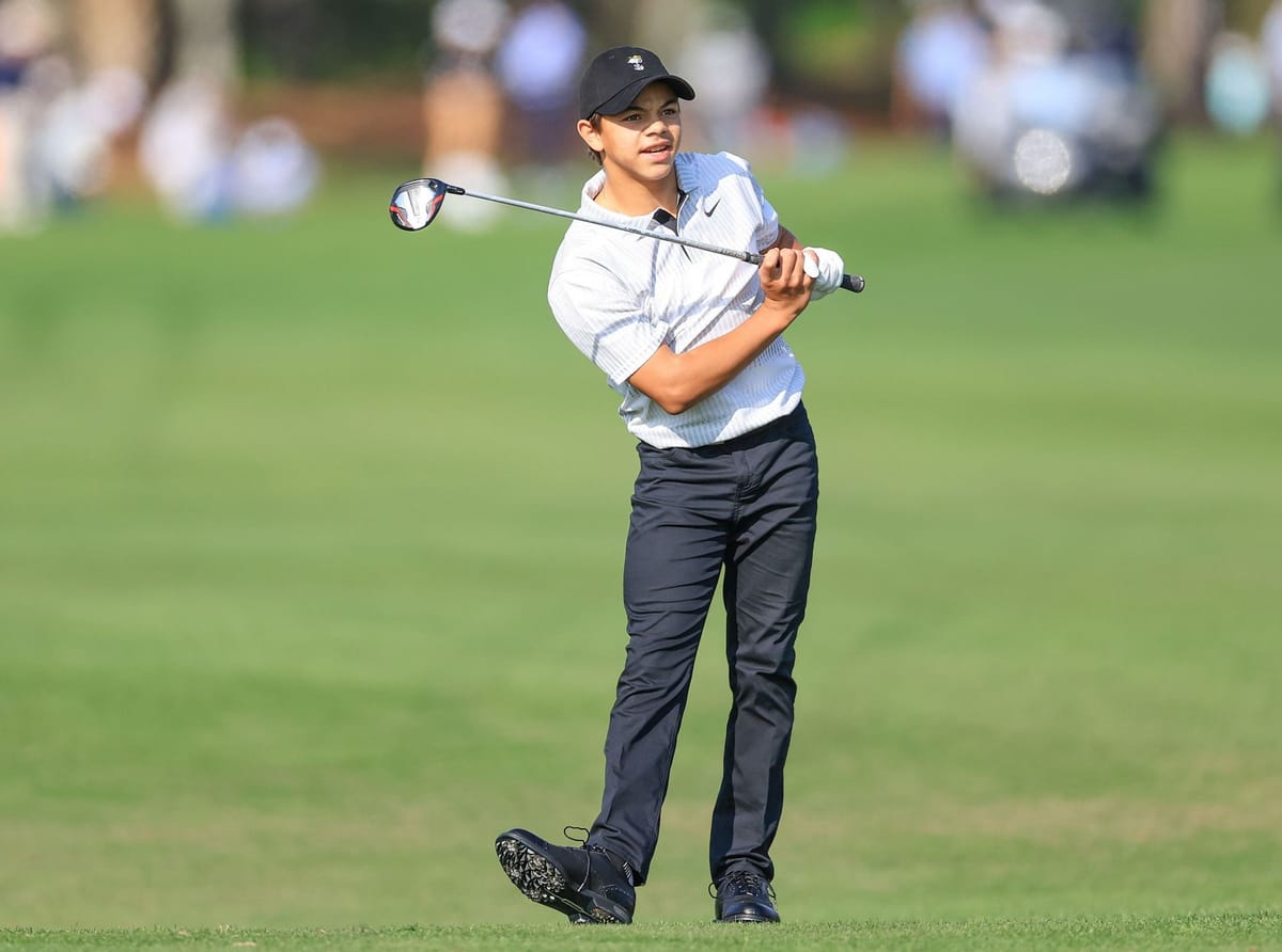 “I love this” – When Serena Williams’ husband lauded Charlie Woods for ...