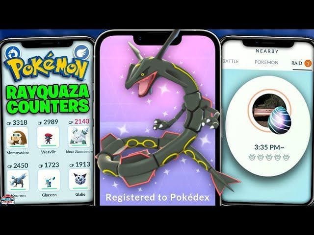 How to best prepare for Rayquaza Raid Hour in Pokemon GO on February 22