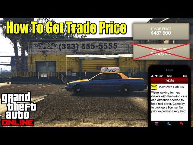 How to unlock Trade Prices for taxi and other new vehicles in GTA ...