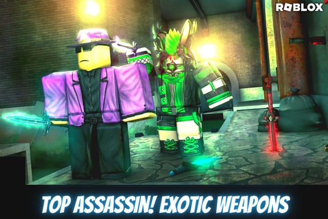 Top 5 Roblox Assassin! Exotic weapons