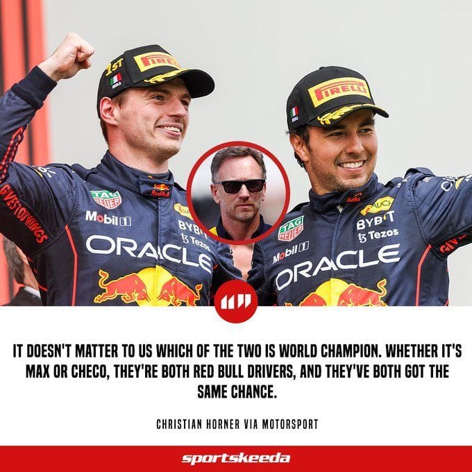 Max Verstappen and Sergio Perez termed as 'two best drivers' in Red ...