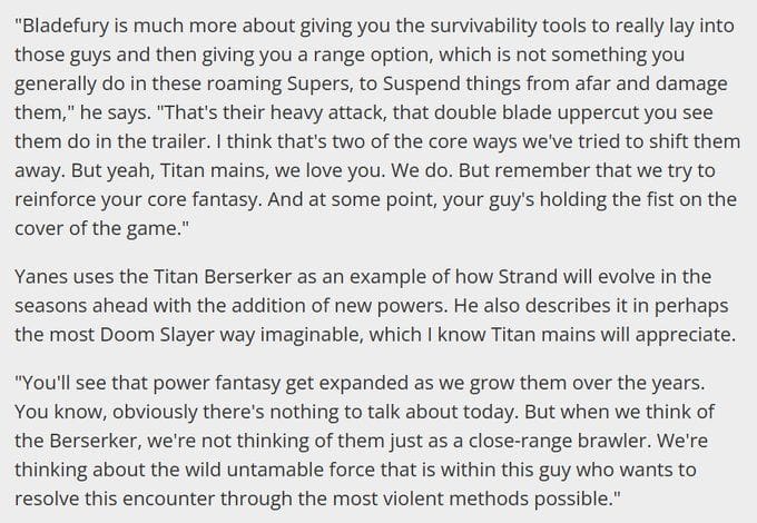 Destiny 2 community feels underwhelmed with the Titan Strand super
