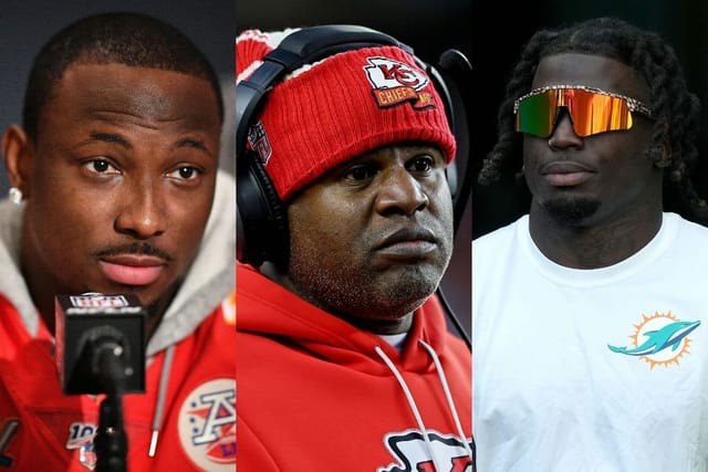 Tyreek Hill hints at why LeSean McCoy went on unhinged Eric Bieniemy ...