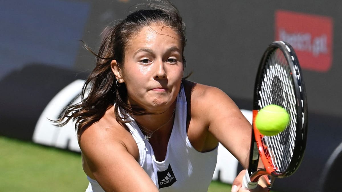 Watch: Daria Kasatkina's figure skater partner Natalia Zabiiako tries ...