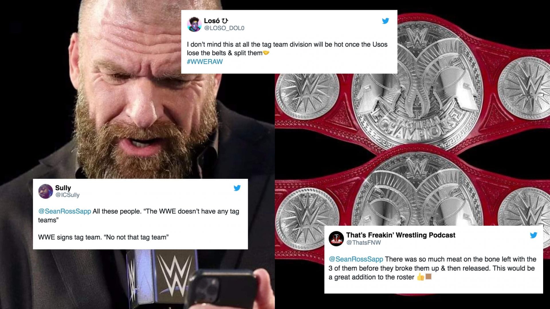 "What if Roman replaces The Usos?" - WWE Universe reacts to Triple H potentially re-signing ...