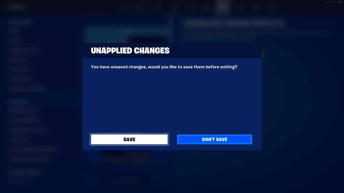 How to turn on visualize sound effects in Fortnite