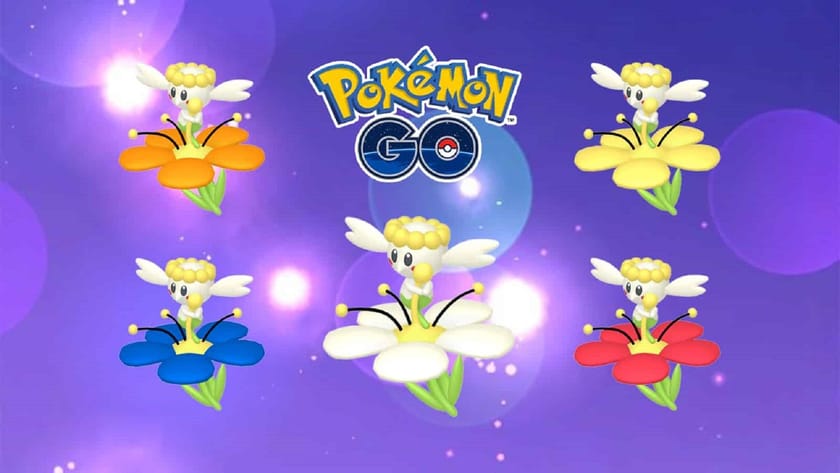 How to get red, blue, yellow, white, and orange Flabebe in Pokemon GO ...