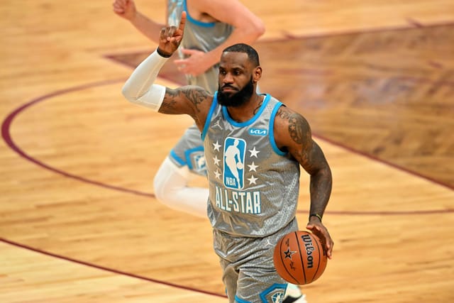 Who was selected as No. 1 starter by LeBron James in the draft for 2023 ...