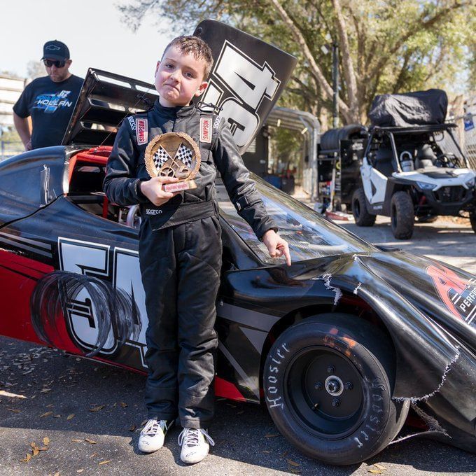 Kyle Busch lends his hauler to son Brexton ahead of his first race at ...