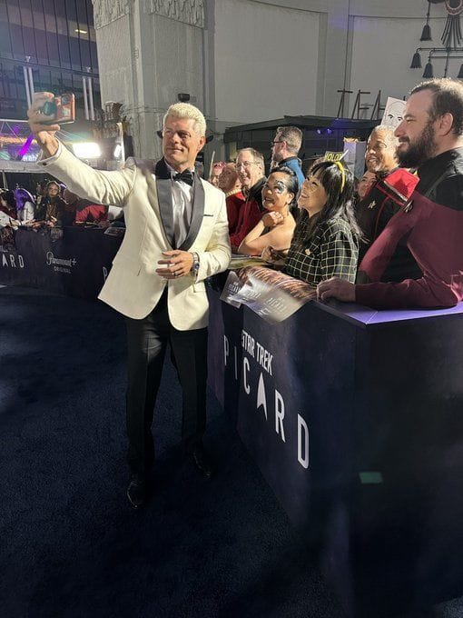 Cody Rhodes attends the premiere of popular Paramount+ series