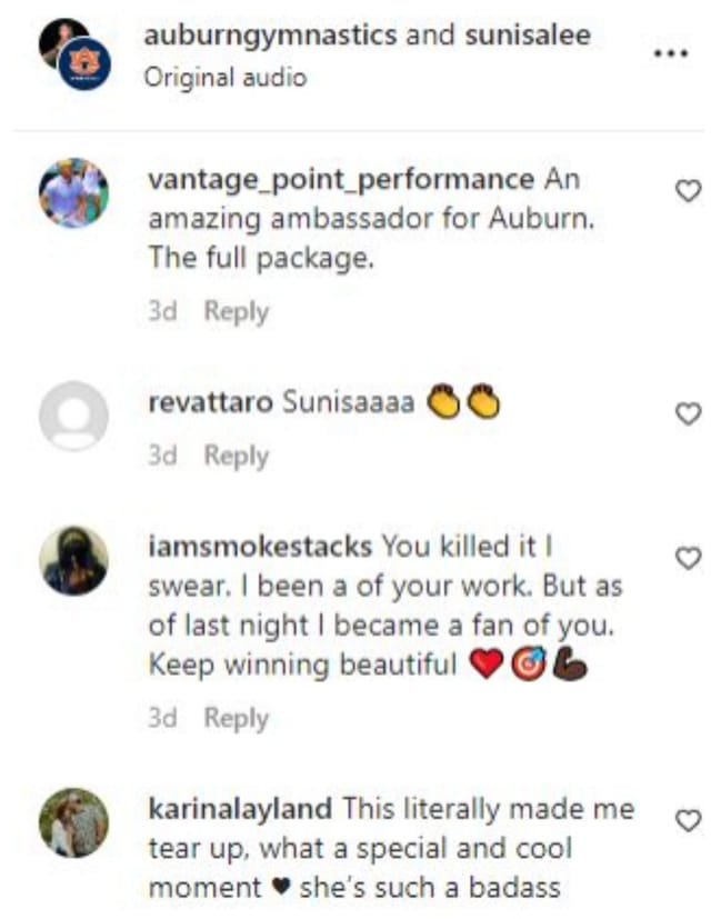 “How is she real” – Fans in awe of Suni Lee’s 10-points performance for ...