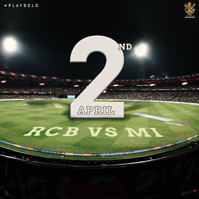 Royal Challengers Bangalore Schedule IPL 2023: Complete RCB match list ...