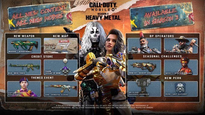 COD Mobile Season 2: Free rewards, BP Operators, Events, and more this week