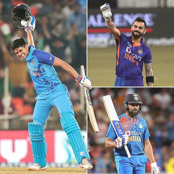 Top 3 scores for Indian batters in T20Is