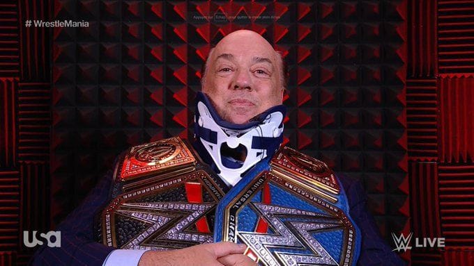 Roman Reigns: [PHOTO] 57-year-old legend forced to wear neck brace on ...