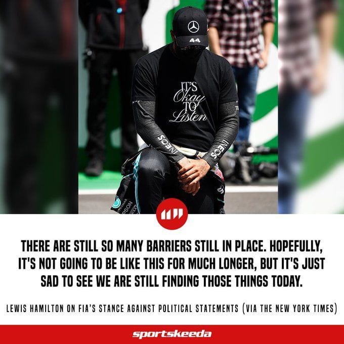 Lewis Hamilton was called N-word and 'monkey' amidst extensive online ...