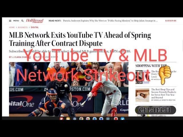 Will MLB games be live streamed on YouTube TV this season?