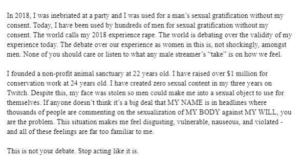 "This situation makes me feel disgusted, vulnerable, nauseous, and ...