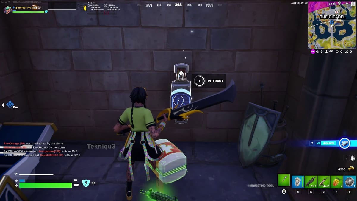 How to place the plug in the power socket in Fortnite Chapter 4