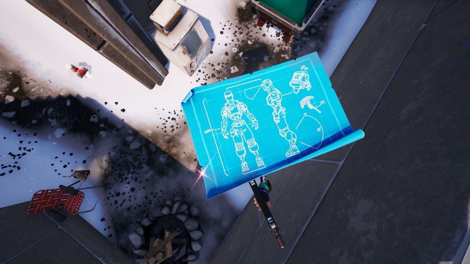 Fortnite: How to scan players with a Falcon Scout and collect their ...