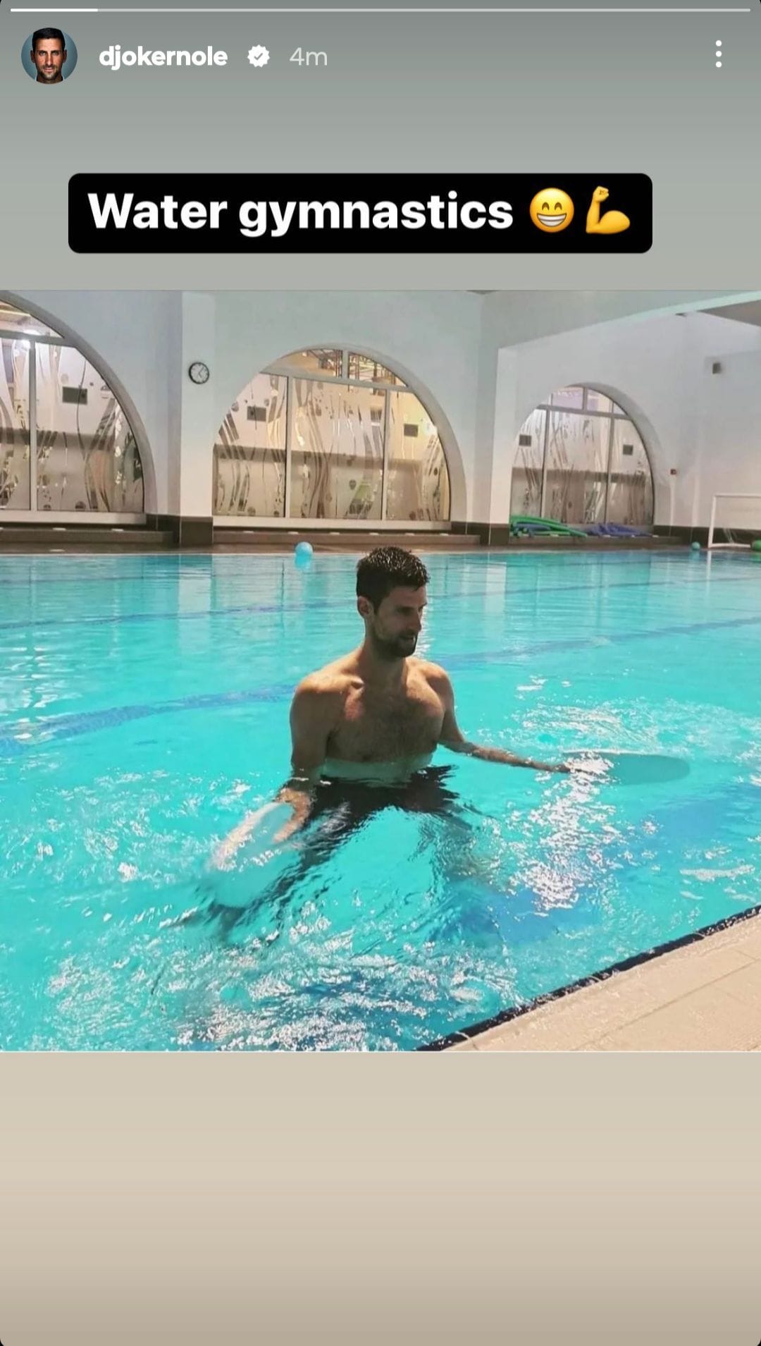 Novak Djokovic gives an inside look into his training regime during off ...
