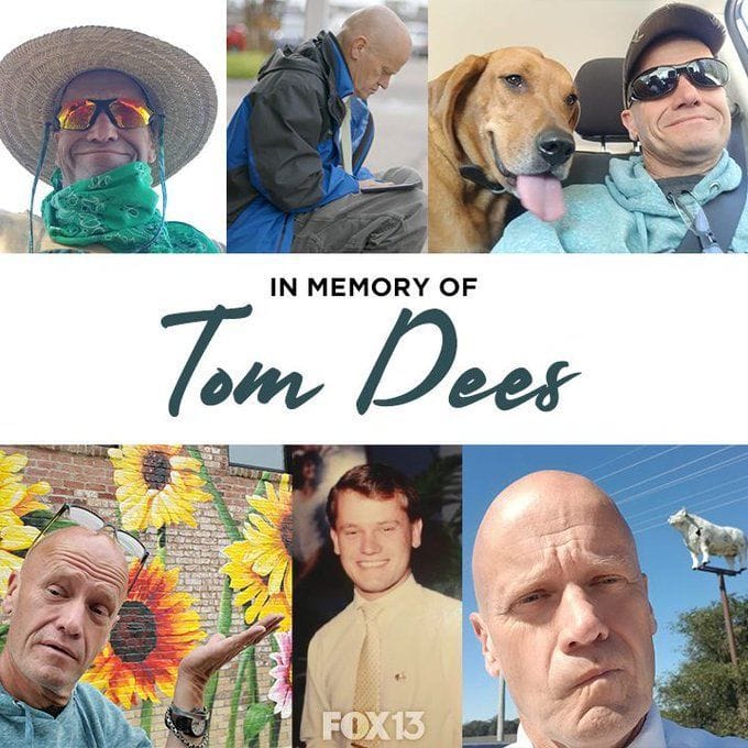 Who was Tom Dees? Tributes pour in as Fox13 News journalist dies at 57