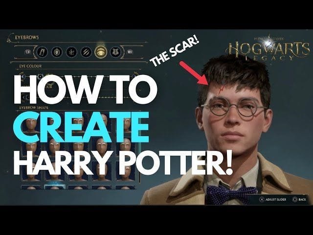 How to build Harry Potter in Hogwarts Legacy character creator easily