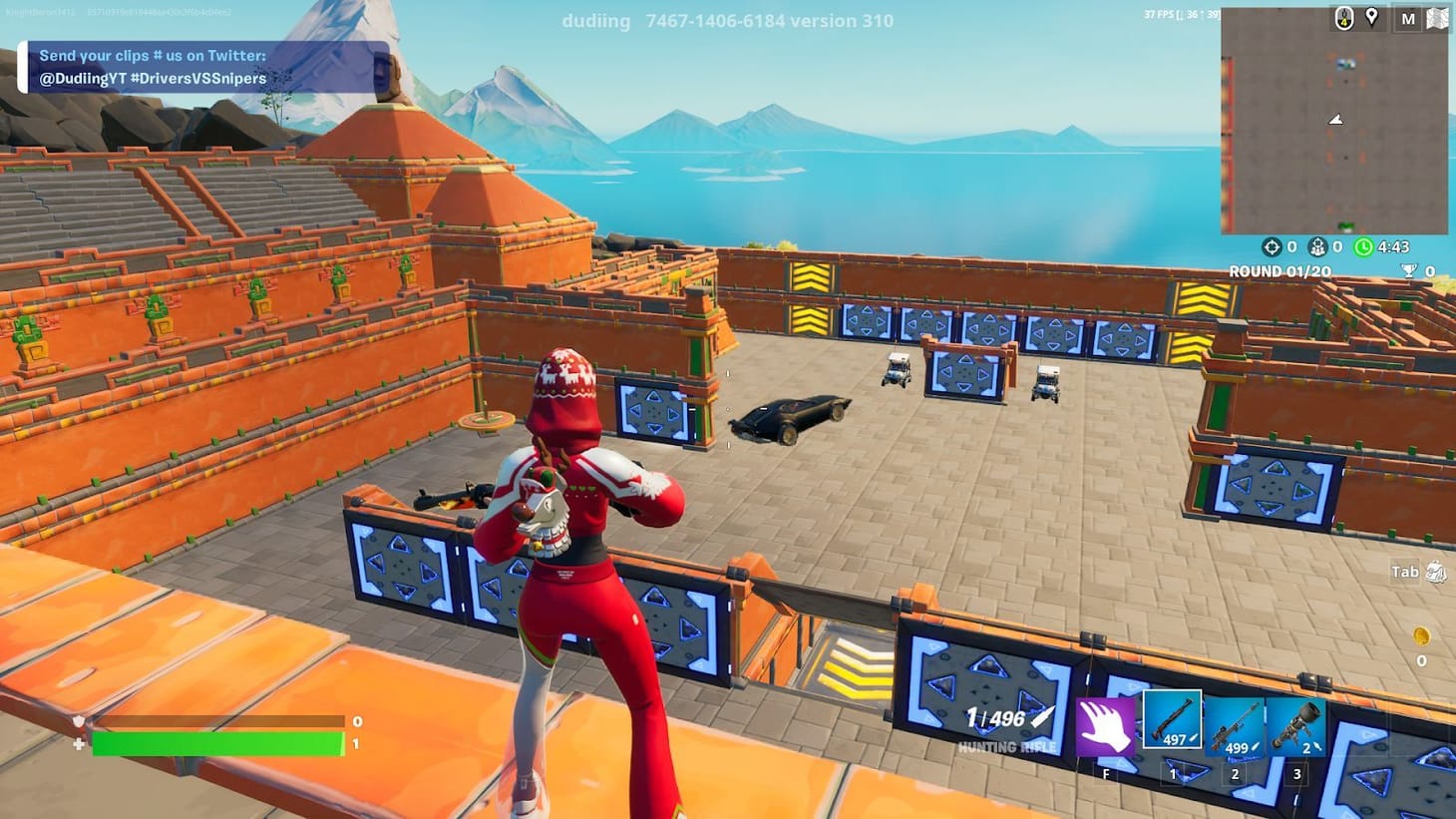 Snipers VS Cars Fortnite Map Codes 2023