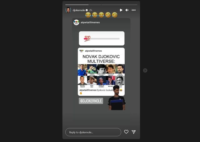 Novak Djokovic hilariously reacts to meme about the 'Djokovic ...