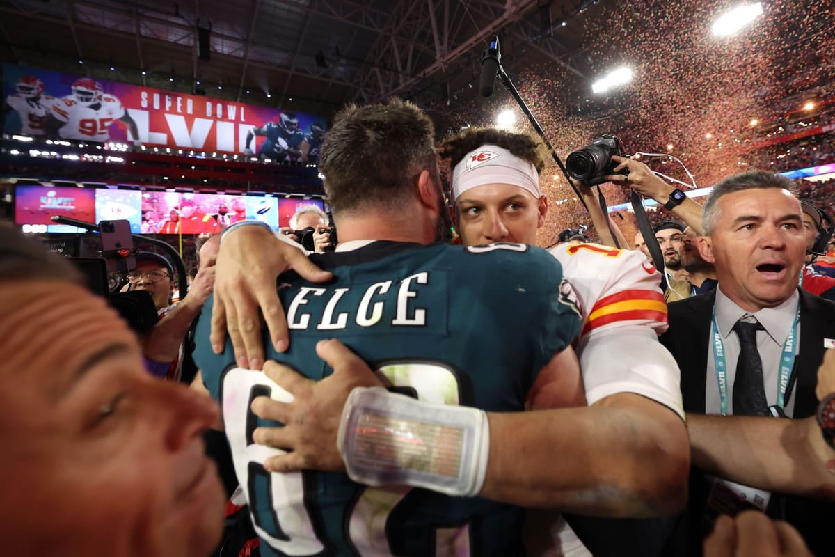 Travis and Jason Kelce break down in tears talking about their parents post Super Bowl LVII