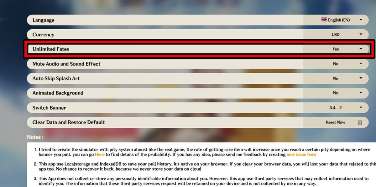 How to use a Genshin Impact wish simulator to test your luck with Hu ...