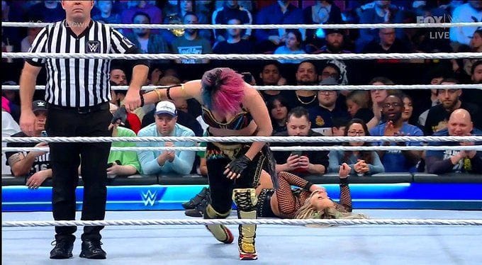 Asuka's SmackDown win ends in a confrontation with opponents for ...
